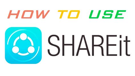 How To Use Shareit Wireless File Sharing Tutorial Youtube