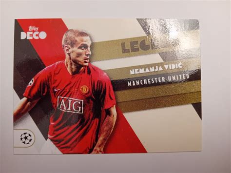 Topps Deco Nemanja Vidić Legend Neu Gemäss Beschreibung In Sion Für