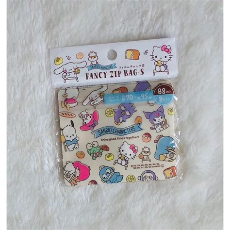 Sanrio ถุงซิปแฟนซี ซานริโอ Character B8 บรรจุ 8 Original Japan Shopee