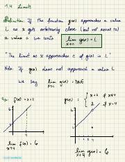 Understanding Limits: Definitions, Theorems, and Examples | Course Hero