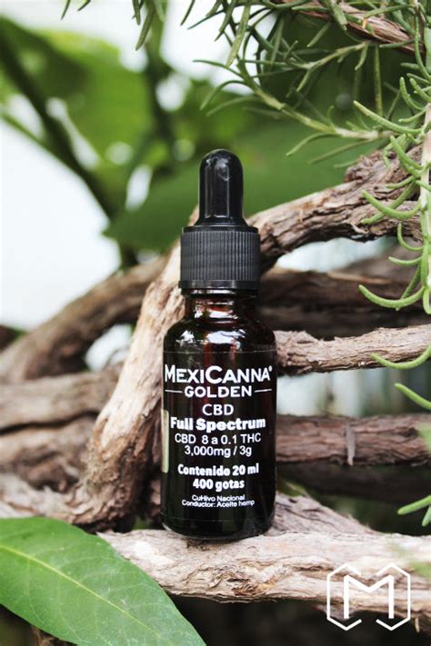 Aceite Cbd Full Spectrum Mexicanna Golden Thulio