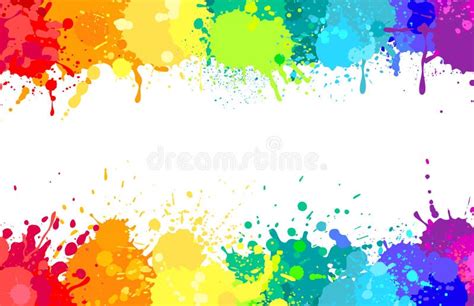 Pintura Colorida Salpicadura Fondo De Fondo Salpicaduras De Arcoiris