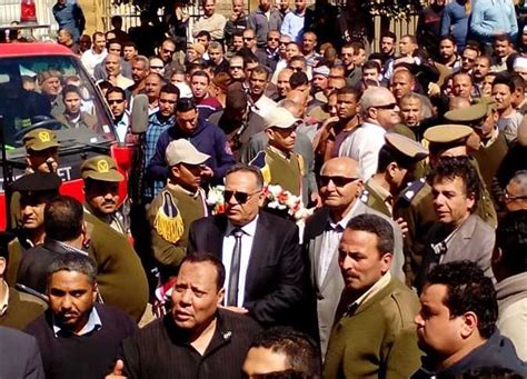 الآلاف يشيعون جنازة رئيس مباحث شبرا الخيمة بالمنوفية صور المصري اليوم