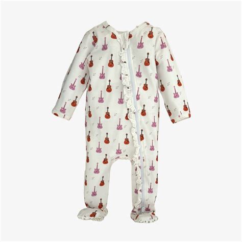 Modal Zipper Pajama Guitars Cadillacs Primrose Velvet Fawn