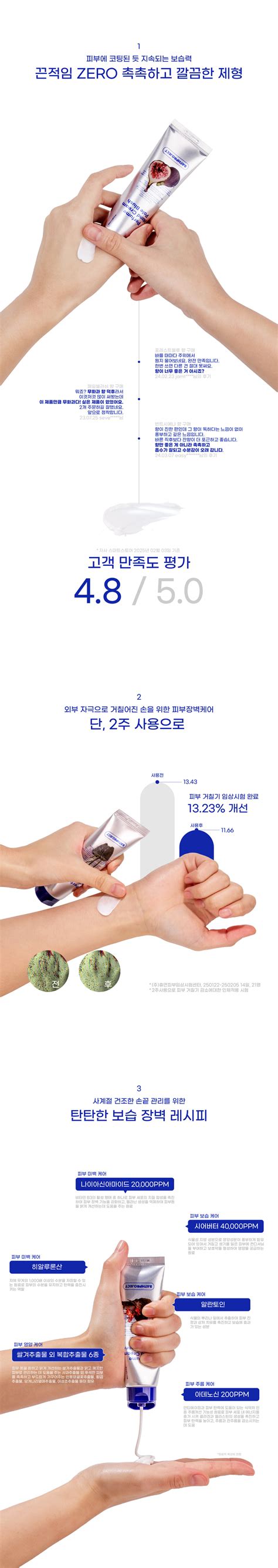 핸드케어 퍼퓸 핸드크림 4종 택 1