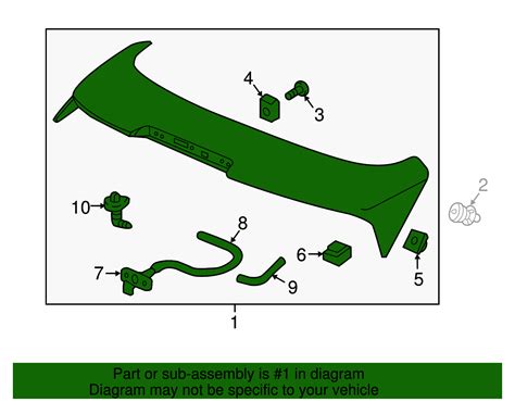 74900 T7w 003zf 2016 2022 Honda Hr V Garnish Assembly Tailgate Spoiler Nh731p Crystal