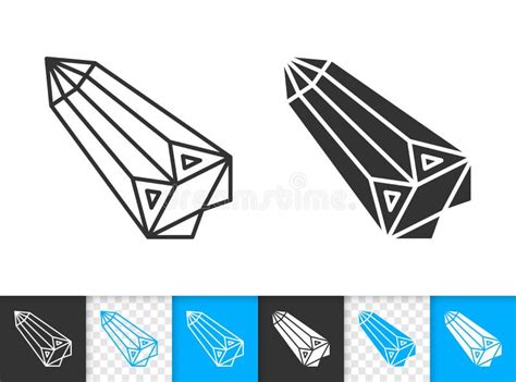 Mouse Cursor Simple Black Line Vector Icon Stock Vector Illustration Of Contour Laser 124628425