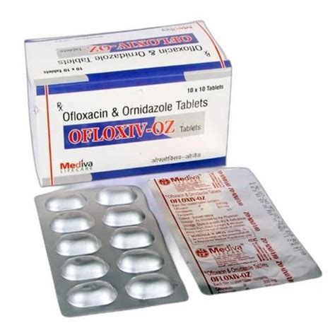 Ofloxacin Mg Tablet Packaging Type Aluminium Packaging Size X At Stripe In
