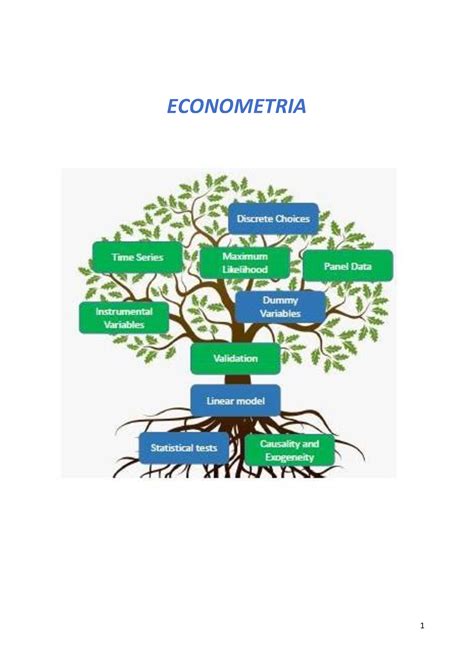 Econometria Parte 1 Appunti Econometria Introduzione Leconometria