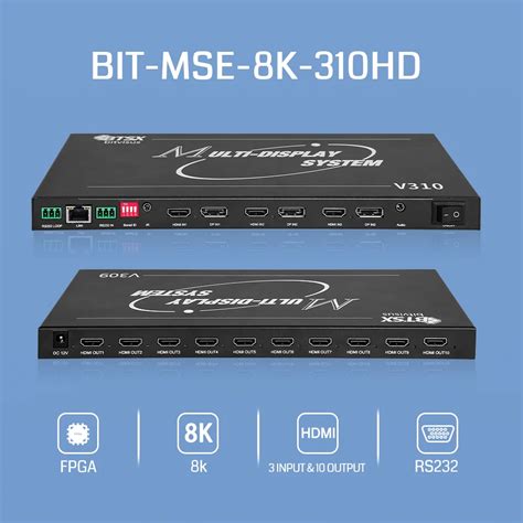 8k Hdmi 2x5 1x10 Video Wall Processor 8k Hdmi Video Wall Controller 10x1 Buy Video Wall