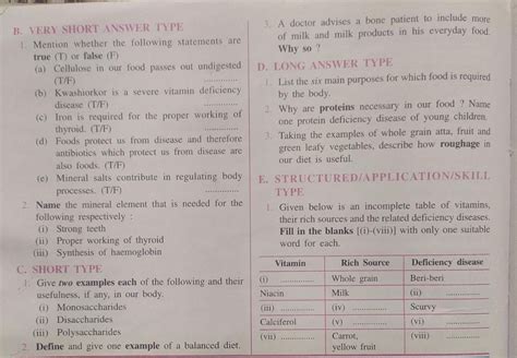 Assignment Nutrition Biology Assignment Teachmint