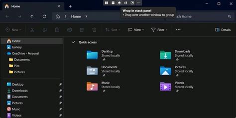شیوه نمایش پلکانی همه پنجره ها در ویندوز 11