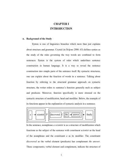 Introduction Analysis Of English Syntactic Structure Of Coordination In Cover Story Column