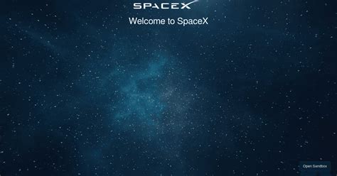 Space X Vue Fresh Codesandbox