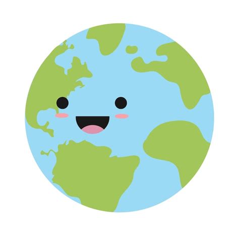 Premium Vector Cute Cartoon Globe Earth Vector