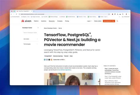 Francesco Tisiot On Linkedin Tensorflow Postgresql Nextjs