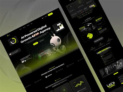 Ai Agency Landing Page Ai Technology By Firqah Lab Ux Ui Web Design