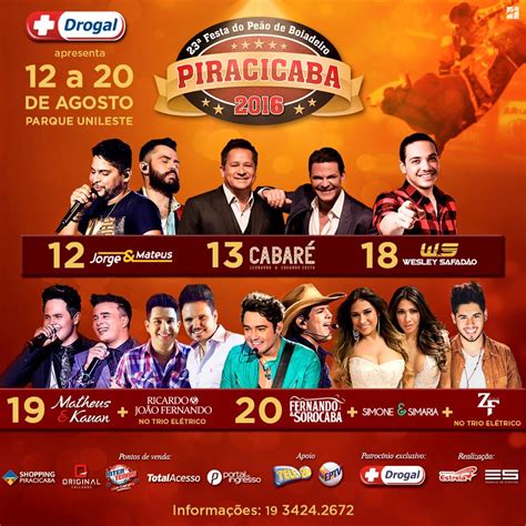 Revista No Embalo Festa do Peão de Piracicaba de 12 a 20 de agosto