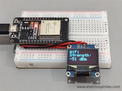 Wifi Strength Checker Using Esp32 And Oled Display