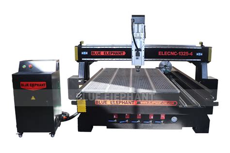 1325 3d Cnc Engraving Machine With Cnc Rotary Axis Blue Elephant Cnc