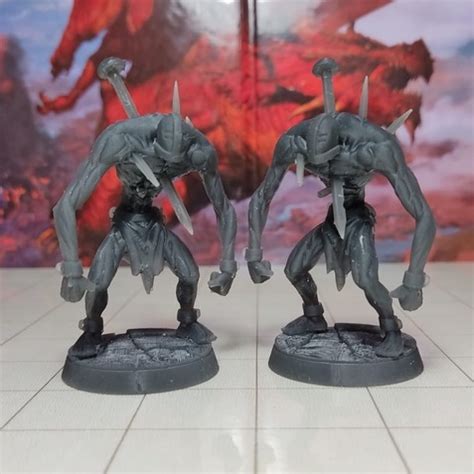 Kit Miniaturas RPG Zumbi Gigante DeD 5e BoardGames 2 Unidades Shopee