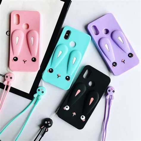 Axbety For Xiaomi Mi Se Case Sweet Candy Cute Rabbit Silicon Phone Cases For Xiaomi Mi Se