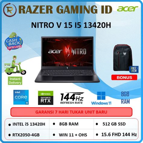 Jual Acer Nitro V I H Rtx Gb Gb Gb Fhd Hz Standard Windows Pro