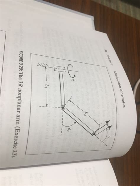 Solved 3 3 25 The Arm With Three Degrees Of Freedom Shown Chegg