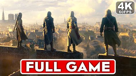 Assassins Creed Unity Gameplay Walkthrough Part 1 Full Game 4k 60fps