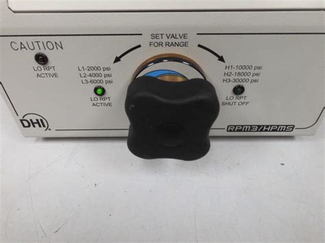 Dhidh Instruments Rpm3hpms Hg 30000 Af Hydraulic Pressure Calibrator Ph31 Bullseye