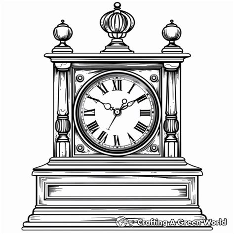 Clock Coloring Pages Free And Printable