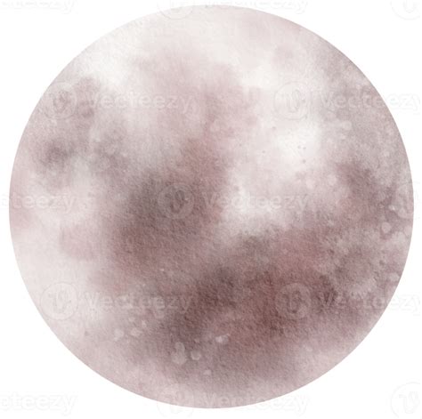 Watercolor Moon Hand Drawn 22991902 Png