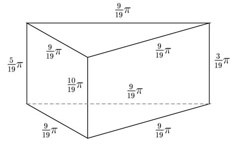 A Triangular Prism Having An Obtuse Dihedral Angle Download Scientific Diagram