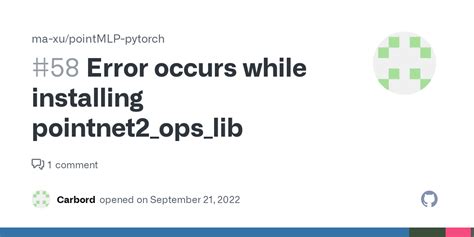 Error Occurs While Installing Pointnet2 Ops Lib Issue 58 Ma Xu