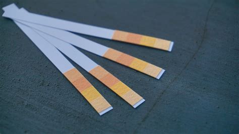 검은 배경에 고립 된 리트머스 종이 산성 테스트가있는 보편적 인 Ph 종이 표시기 종이 0명에 대한 스톡 사진 및 기타 이미지