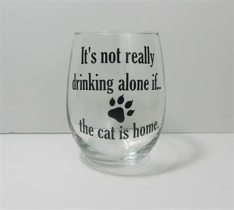Funny Stemless Wine Glass