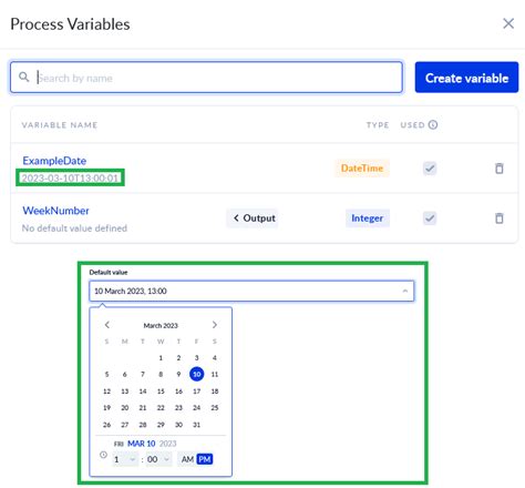 Get Week Number Platform Actions