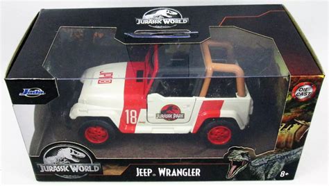 Jurassic World Jada Toys Jeep Wrangler Jurassic Park 1 32 Scale Car