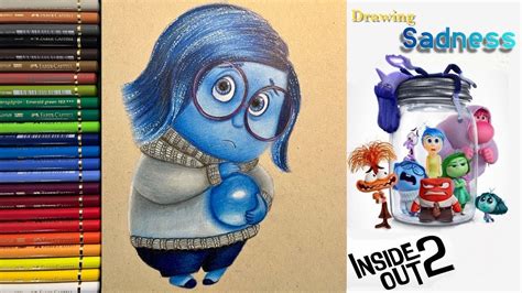 Drawing Sadness From Inside Out 2 Step By Step Easy To Follow Youtube