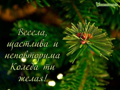 Картичка за весела Коледа Коледни картички Картички