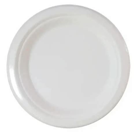 6 Inch White Plain Round Bagasse Plates At Rs 1 5 Piece In Chennai ID