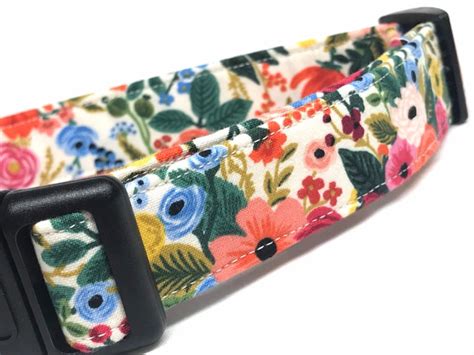 Rifle Paper Co Dog Collar For Girl Floral Dog Collar Etsy