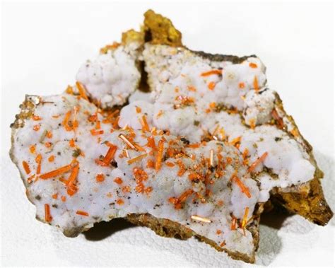 20cts Nice Crocolite On Dundaiste Specimen Pl 1383 Specimen Nice