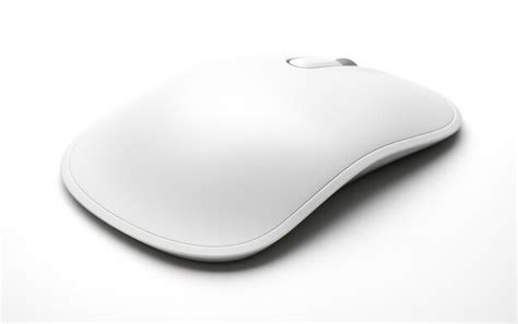 Premium Ai Image Plastic Piece Mouse 3d On White Background