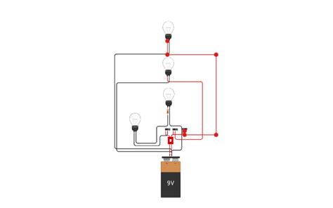 Circuit Design Rangkaian Gabungan Tinkercad