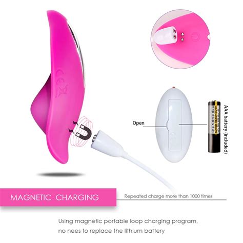 Rechargeable Wireless Remote Control Vibrator 10 Speeds Wearable C