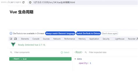 Vue学习笔记33 生命周期 Sunwugang 博客园