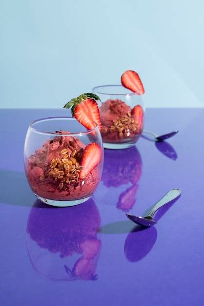 Free Photo Cup Of Brazilian Dessert With Nuts