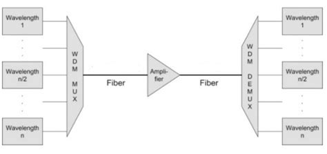 Amplified Transmission Of Light Waves In Wdm Download Scientific Diagram