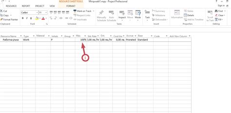 Ms Project Въвеждане на данни от количествена сметка Аула урок